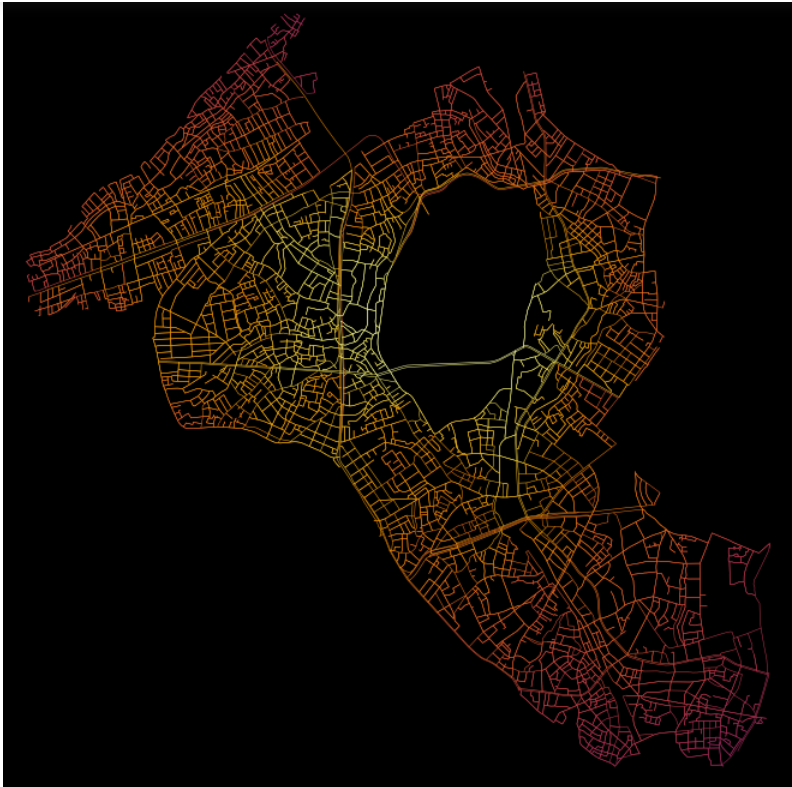 PythonのOSMnxパッケージを使って地図を可視化してみよう【初心者向け】